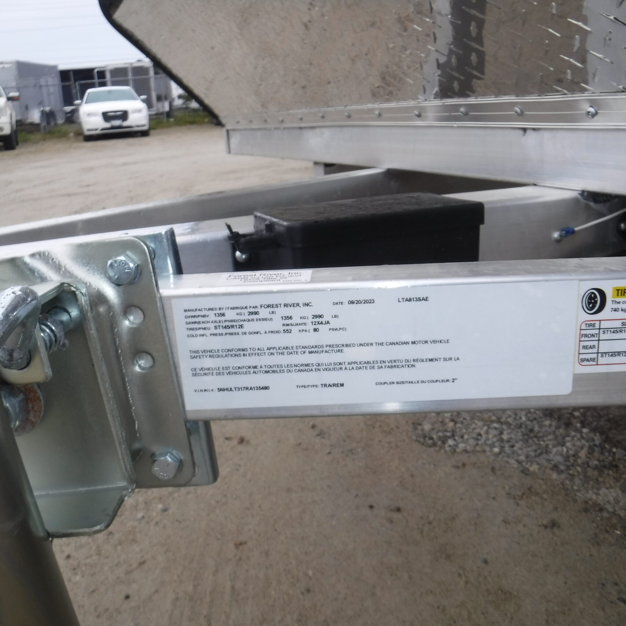 Lightning Avalanche Snowmobile trailer Model LTA813SAE In Stock ...